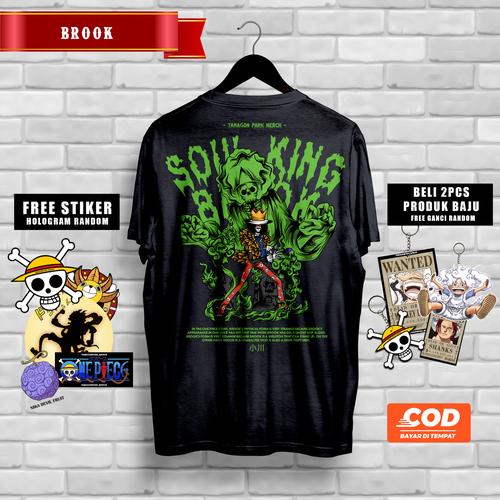 Jual KAOS BAJU SOUL KING BROOK ONE PIECE TAMAGON PARK MERCHANDISE - 30S ...