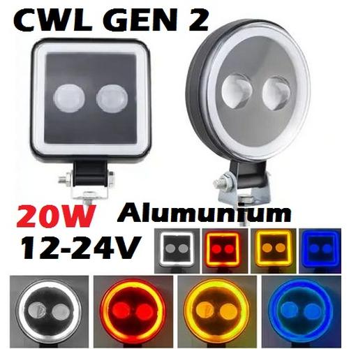 Jual Lampu Tembak CWL GEN 2 ring angel eyes 3 inch 3" 12 24V work ...