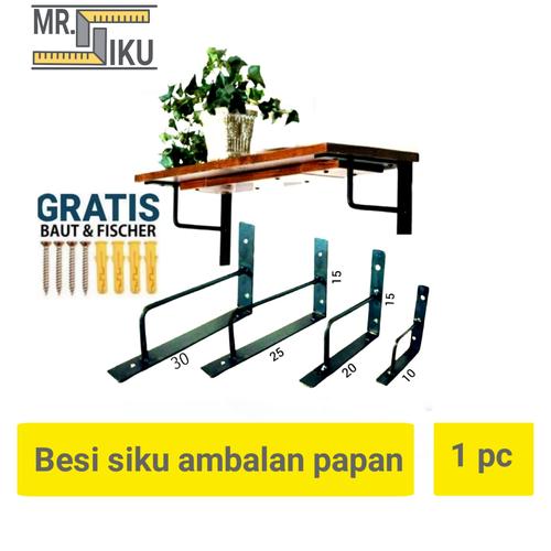 Promo siku besi ambalan / bracket ambalan / siku ambalan SIKU PAPAN ...