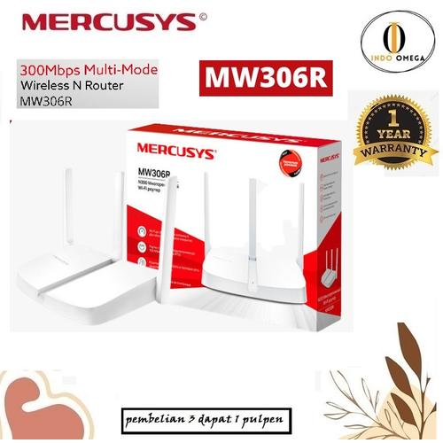 Jual Mercusys MW306R 300 Mbps Multi-Mode Wireless N Router - Jakarta ...