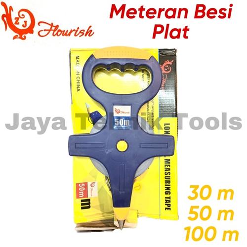 Jual Meteran Besi Flourish Plat Tancap Tanah Roll 30 50 100 m - 30m ...