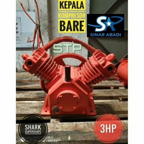 Jual ORIGINAL SHARK KEPALA BARE 3HP BAR KOMPRESSOR COMPRESSOR KOMPRESOR ...