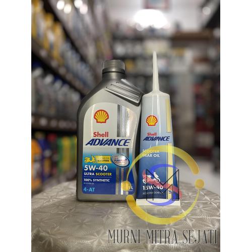 Jual Shell Advance Ultra Scooter 4-AT 4T Matic SAE 5W-40 5 W 5W40 1 L ...