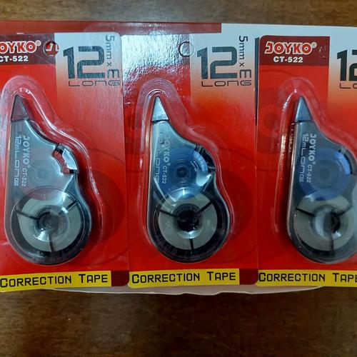 Jual [PCS] CORRECTION TAPE JOYKO CT-522 12m x 5mm - Kota Makassar - BOS ...