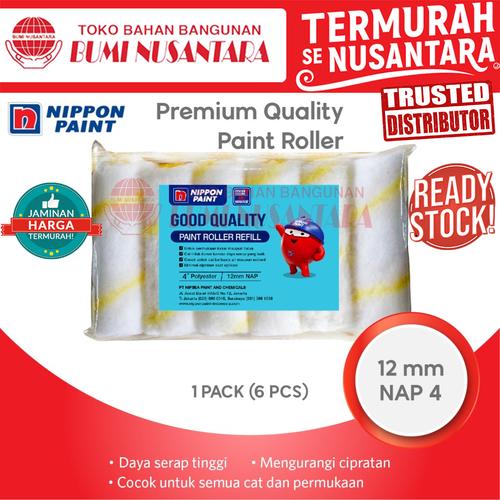 Jual NIPPON MINI ROLLER 4 INCH REFILL 12mm 4" FOR INTERIOR & EXTERIOR ...