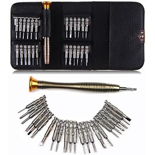Jual Obeng Set hp reparasi iphone Laptop kecil magnet mini obeng set 25 ...