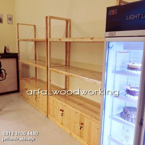 Jual Rak Etalase Display Showcase Kue Roti Bakery Nota Kwitansi - Kab ...