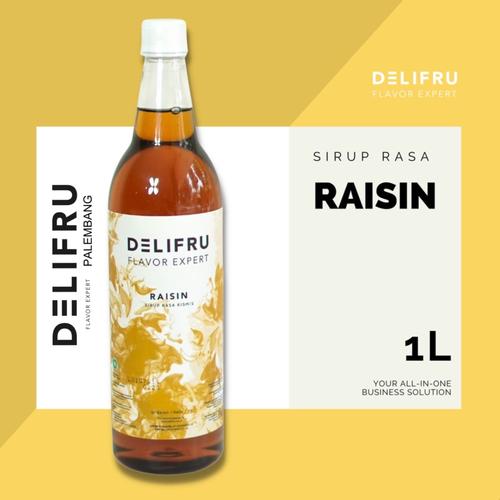 Jual Delifru Syrup Raisin - Sirup Rum Raisin / Kismis 1 Liter - Kota ...