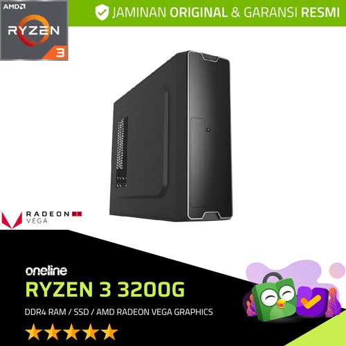 Promo Mini PC Rakitan Office Gaming | Ryzen 3 3200G / Radeon / DDR4 ...