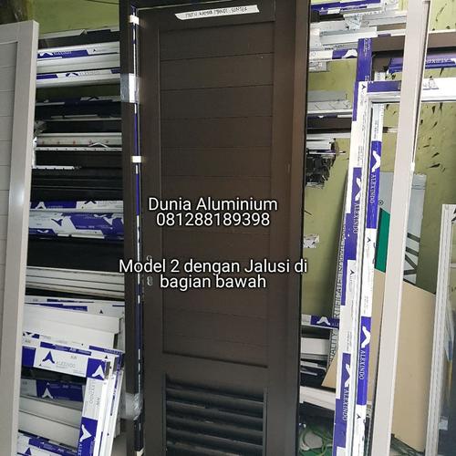 Jual Pintu Kamar Mandi Aluminium + Jalusi ukuran sedang - Kota ...