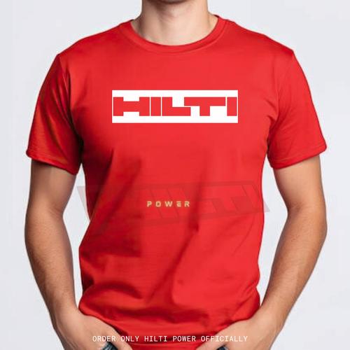Jual T-SHIRT HILTI OFFICIALLY HILTI POWER KAOS HILTI - Merah, S - Kota ...