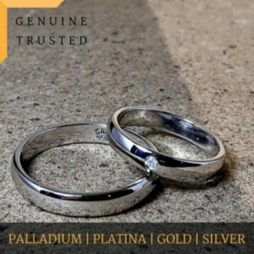 Jual Cincin nikah couple kawin tunangan silver perak 2021 - perak ...