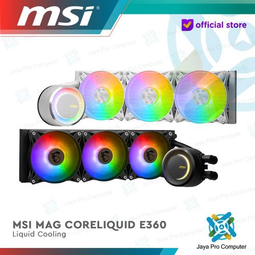 Promo MSI MAG CORELIQUID E360 ARGB - CPU Cooler Liquid Fan - Hitam Cicil 0% 3x - Jakarta Pusat ...
