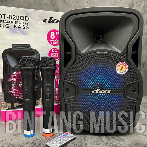 Jual Speaker portable DAT DT 820 QD original 8 inch portable Dat DT ...