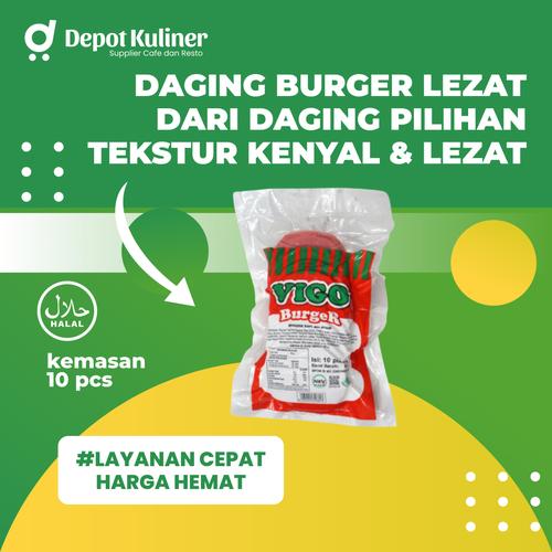 Jual Vigo Daging Burger Sapi atau Ayam 230G Isi 10 - Sapi - Kota Medan ...