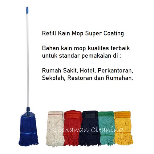 Jual Refill Kain Mop Super Coating / Kain Mop Refill - Putih - Jakarta ...