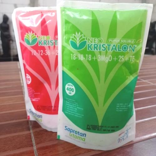 Jual PUPUK NEO KRISTALON HIJAU MERAH 400 gram KEMASAN PABRIK PAK TANI ...