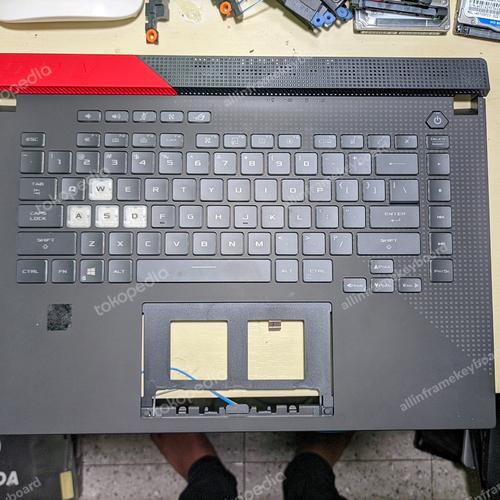 Jual Frame Keyboard Asus ROG Strix G15 G513 100℅ original cabutan ...