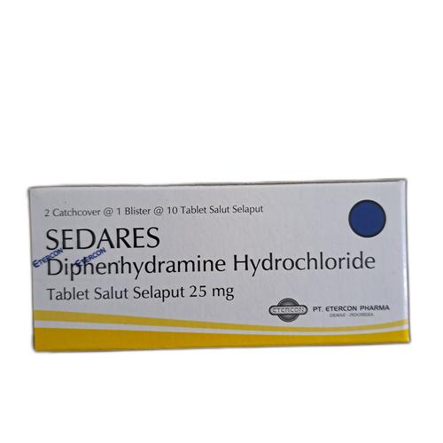 Jual Sedares 25mg Obat membantu Memudahkan Tidur strip 10 Tablet ...