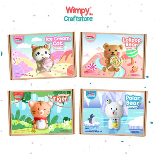 Jual Wimpy DIY Animal Polymer Clay Craft KIT Gantungan Kunci Polymer ...