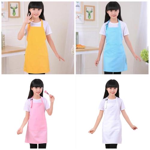 Jual Apron Celemek Anak Polos Anti Air - Hitam, 1-2 tahun - Kab ...