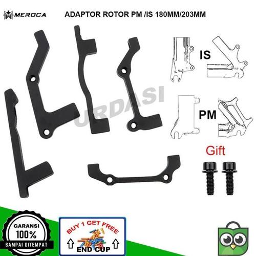 Jual Adaptor Adapter Rotor Caliper Kaliper 180mm 203mm 180 203 mm Is Pm ...