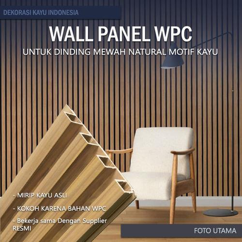 Jual WPC Wall panel dinding Indoor Motif Kayu Panjang 295 cm Per Lembar ...