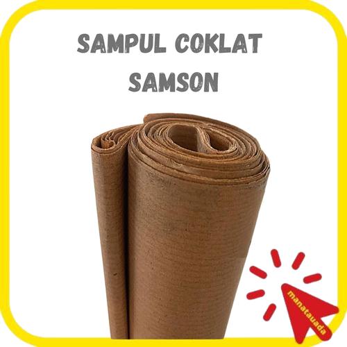 Jual SAMPUL COKLAT TIPIS SAMSON 90CMX120CM ROLL 咖啡纸 - 10 LEMBAR - Kab ...