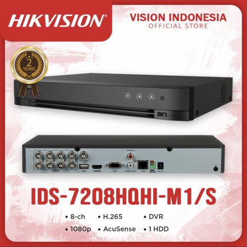 Jual DVR HIKVISION 8 CHANNEL IDS-7208HQHI-M1/S DVR 8CH TURBO ACU SENSE ...