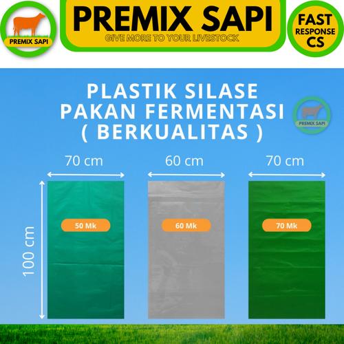 Jual PLASTIK SILASE Kantong Silase Fermentasi Pakan Ternak 50 60 70 ...