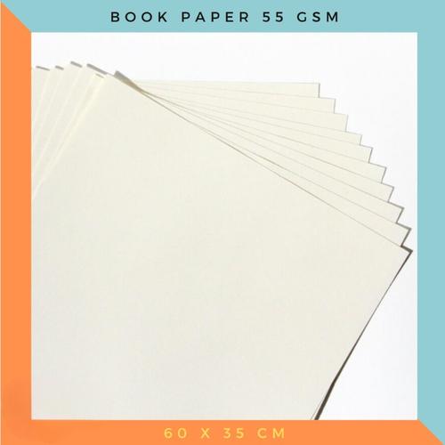 Jual Book Paper Roll Kertas Novel 55 Gsm Isi 10 Lembar Ukuran 60x35 Cm ...