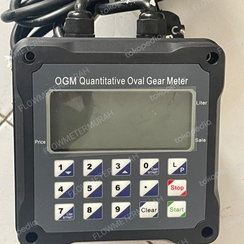 Jual FLOWMETER OGM DIGITAL 1" INCH/FLOWMETER OVAL GEAR 1"/AC/JUAL/ARUS ...