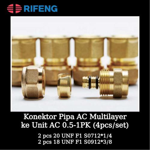 Jual RIFENG - Fitting/Konektor Pipa AC Multilayer ke Unit AC 0.5-1PK ...