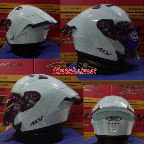 Jual HELM ALV ULTRON PRO SOLID ORIGINAL SNI - Grey Glossy, M - Kab ...