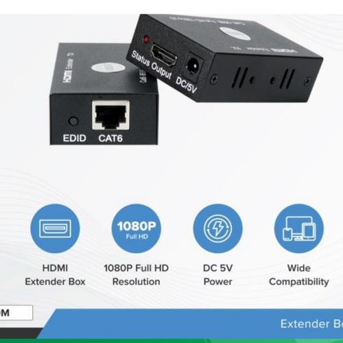Jual HDMI EXTENDER 60 METER FULL HD1080P WITH DEEP COLOR & HD AUDIO NEW ...