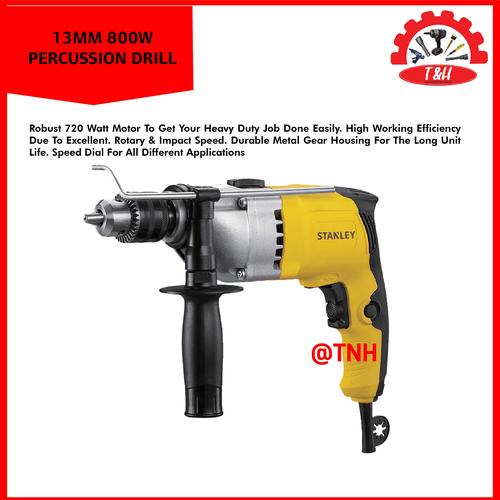 Jual Stanley STDH7213 13MM 800W / Mesin Bor Percussion Drill - Jakarta ...