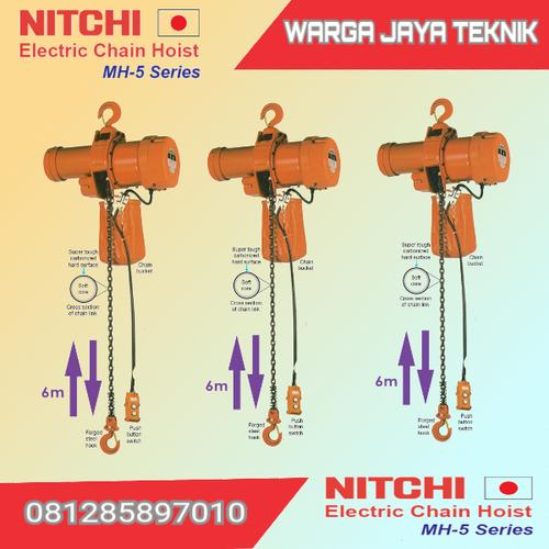 Jual ELECTRIC CHAIN HOIST 2 TON X 6 METER NITCHI JAPAN - Jakarta Barat ...