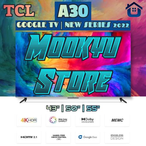 Jual TCL LED SMART TV 50 inch 50A30 | UHD 4K OS GOOGLE TV NEW Series ...