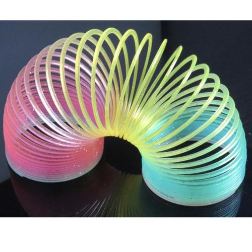Jual SLINKY SPRING TOYS RAINBOW COLOR /mainan anak per fidget warna ...