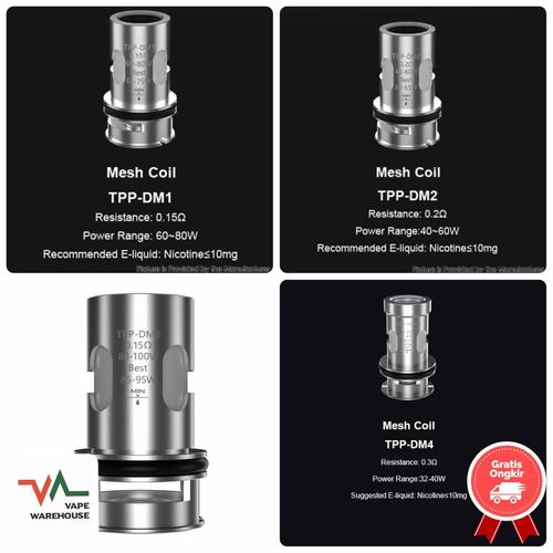 Jual TPP Coil Dijamin Asli - Jakarta Barat - Vape WareHouse | Tokopedia