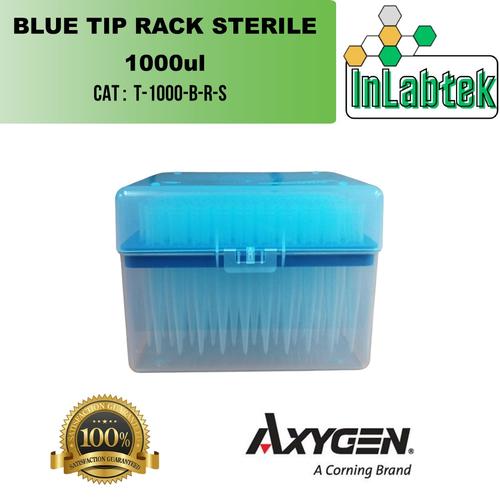 Jual 1000 µL Pipet Blue Tips Rack Sterile Axygen. 100tips/rack - Kota ...