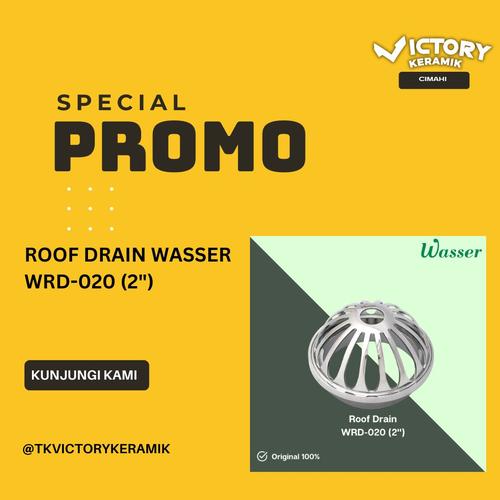 Jual ROOF DRAIN WASSER WRD-020 (2") 2 Inch , WRD-030 (3") 3 Inch , WRD ...