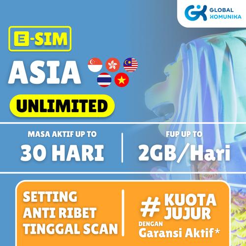 Jual eSIM Singapore Malaysia Thailand | eSIM Singapura Global Komunika - 3 Hari, 1GB/Hari ...