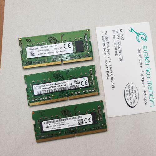 Jual ORIGINAL RAM Laptop DDR4 8GB 1RX8 PC4-2666V-SA1-11 SK hynix KINGSTON - Jakarta Utara ...