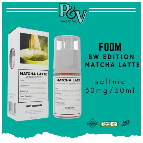 Jual FOOM BW EDITION Matcha Latte Saltnic 30mg 30ml - Kota Depok ...