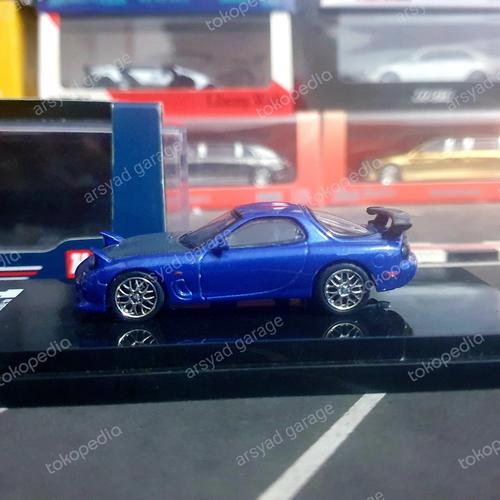 Jual Diecast Hobby Japan Mazda RX7 FD3S A Spec Gt Wing Blue Mica swap ...