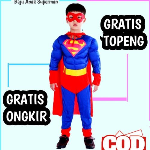 Jual kostum superman | kostum superman anak | baju superman anak dan ...