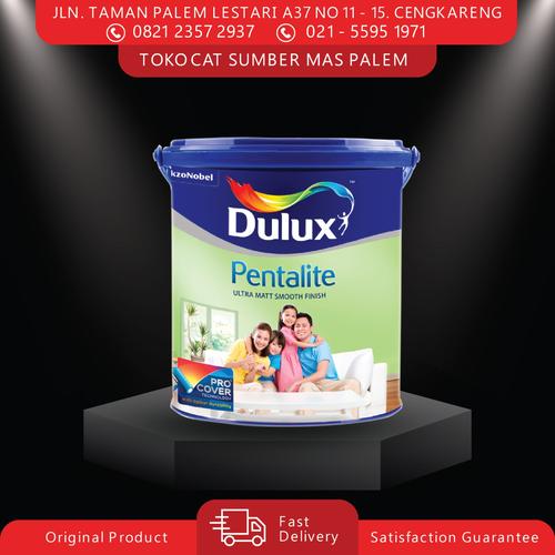 Jual Dulux Pentalite Cat Tembok Interior Warna Brilliant White / Putih ...