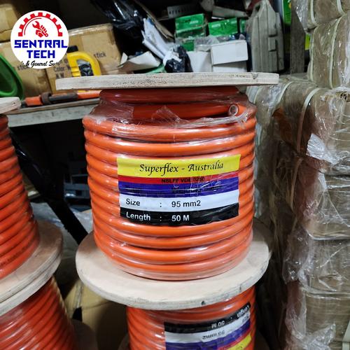 Jual KABEL LAS SUPERFLEX 95MM ORANGE / WELDING CABLE SUPERFLEX 95MM ...