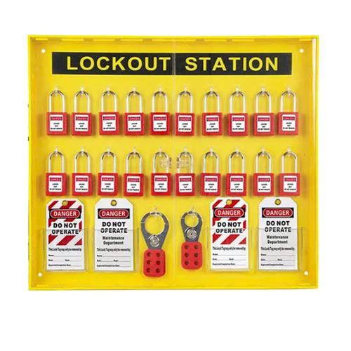 Jual Lock Out tag out Safety Padlock Station 20 padlock - Station only ...